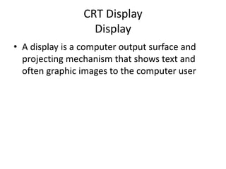 Crt moniters. | PPT