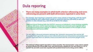 Criterion-referenced and norm-referenced assessments: compatibility and ...