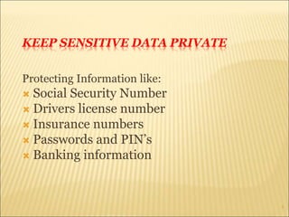 Data Security and Awareness about it. | PPT