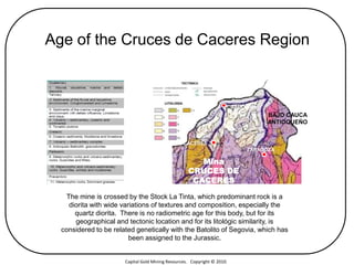 Cruces capital gold resources | PPT