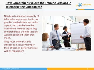 Crucial Aspects of Training Sessions in Telemarketing Companies