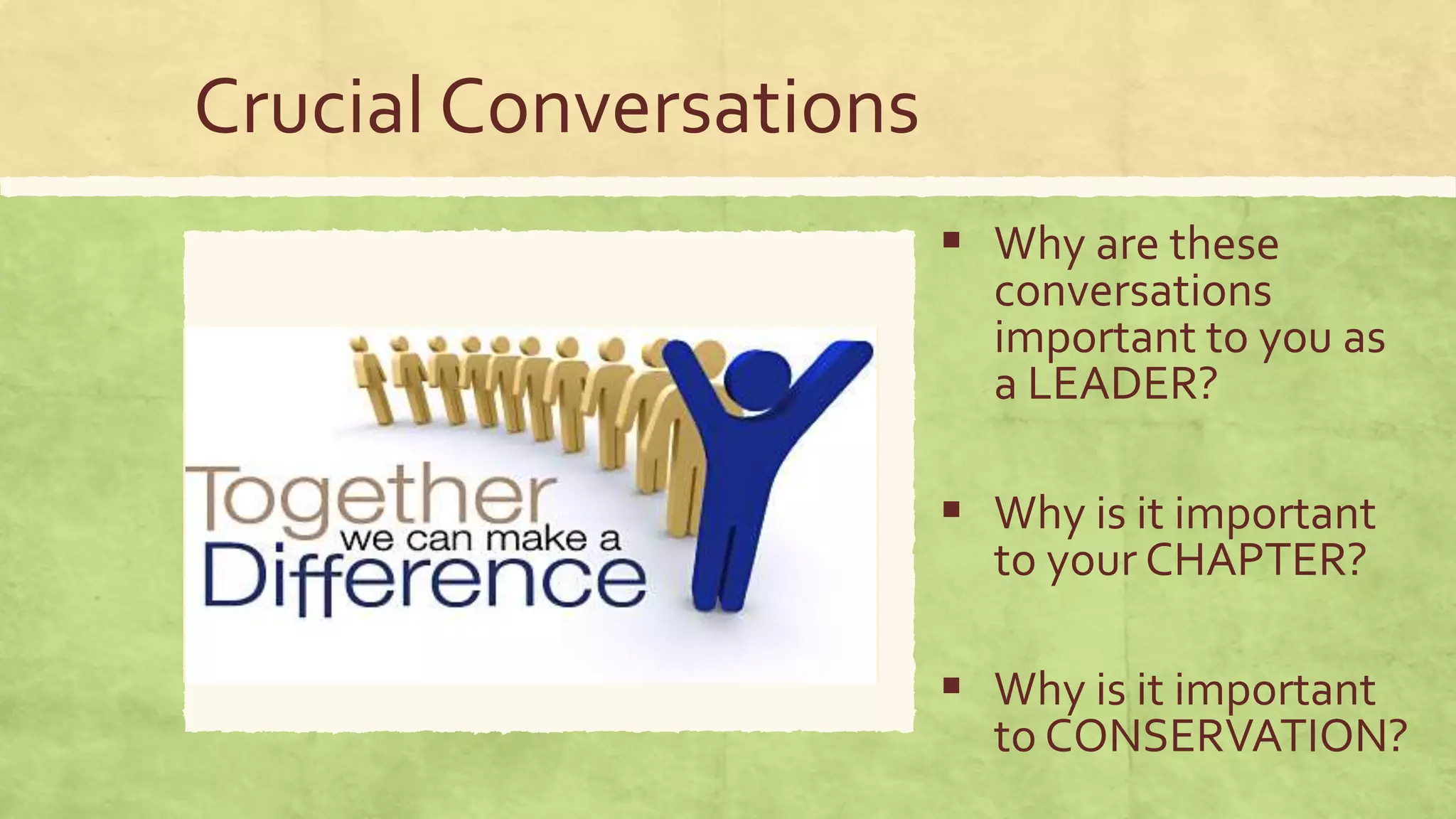 Crucial conversations | PPT