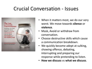 Crucial conversations - brown bag | PPTX