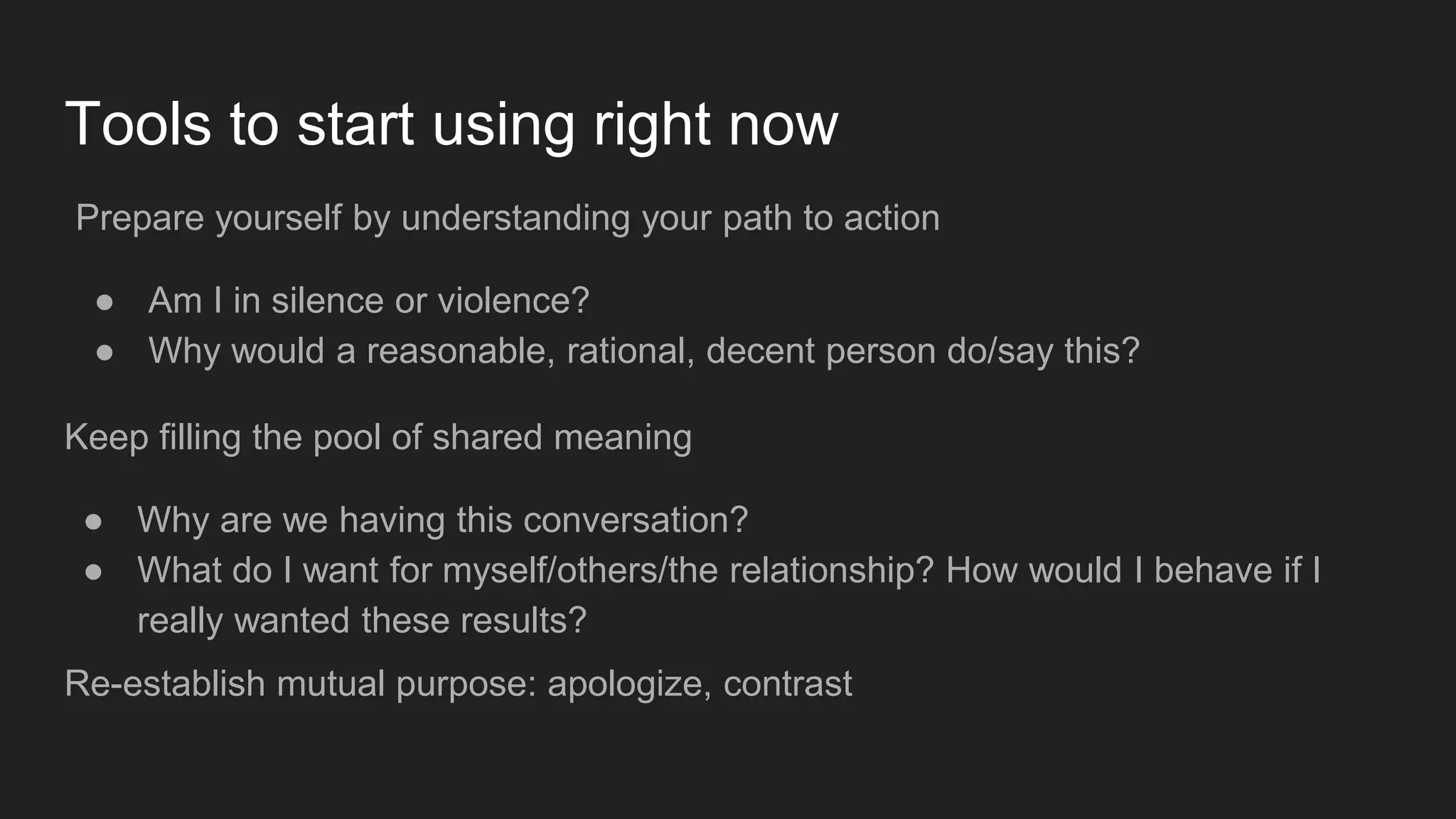 Crucial conversations in a nutshell | PPTX