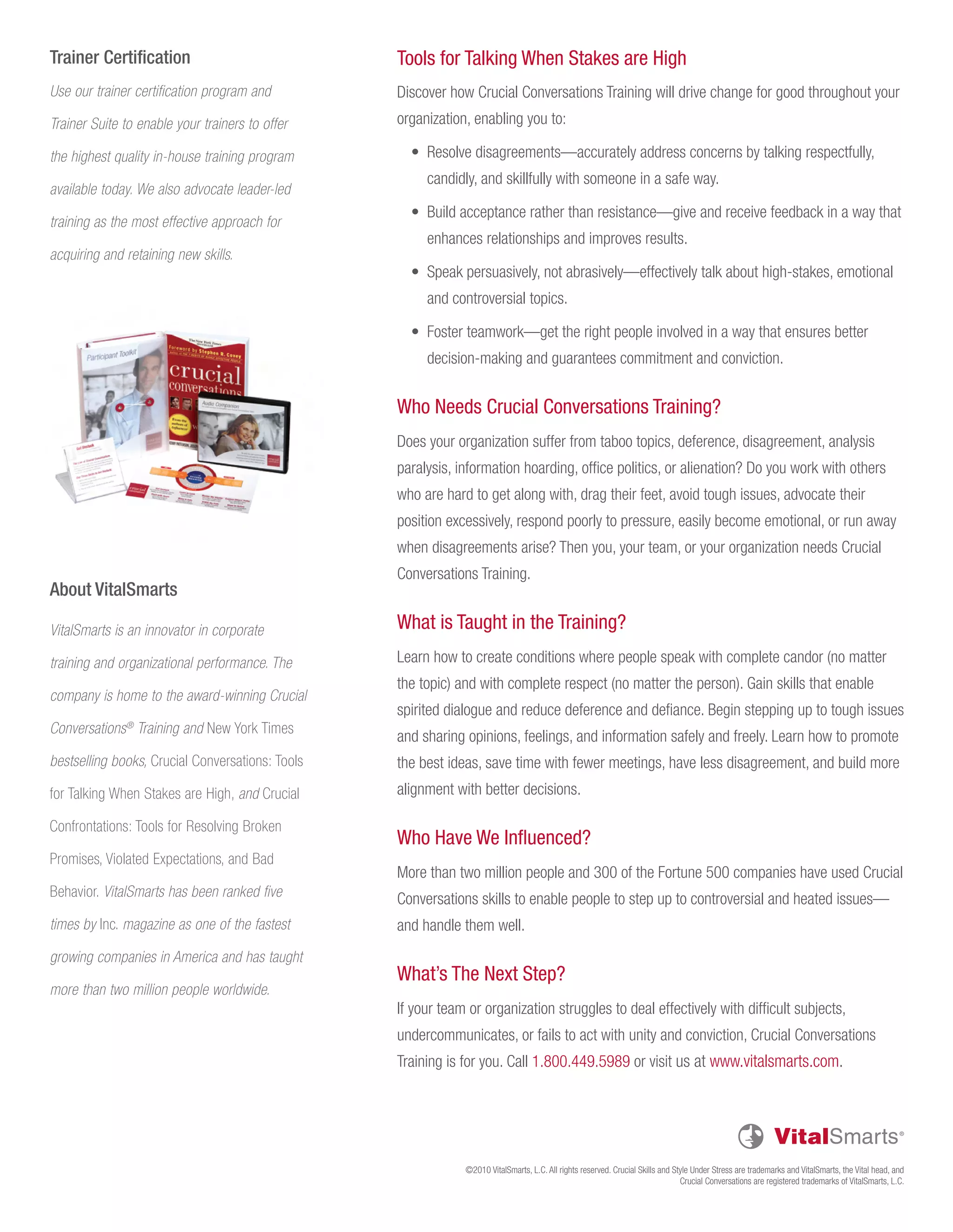 Crucial Conversations Overview | PDF