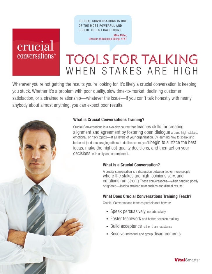 Crucial Conversations Activities