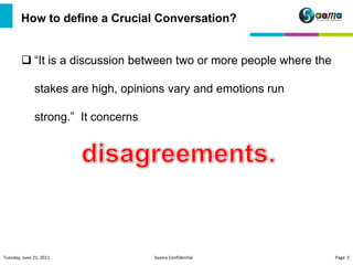 Crucial conversations v3 | PPT