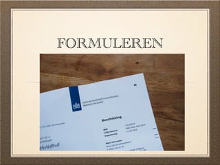 Crucialeles formuleren | PPT