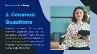 Crucial Job Interview Questions & Answers Top 7 Tips for Success | PDF