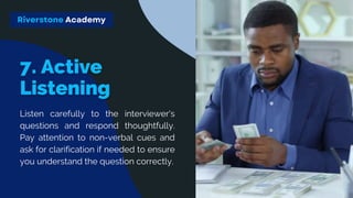 Crucial Job Interview Questions & Answers Top 7 Tips for Success | PDF