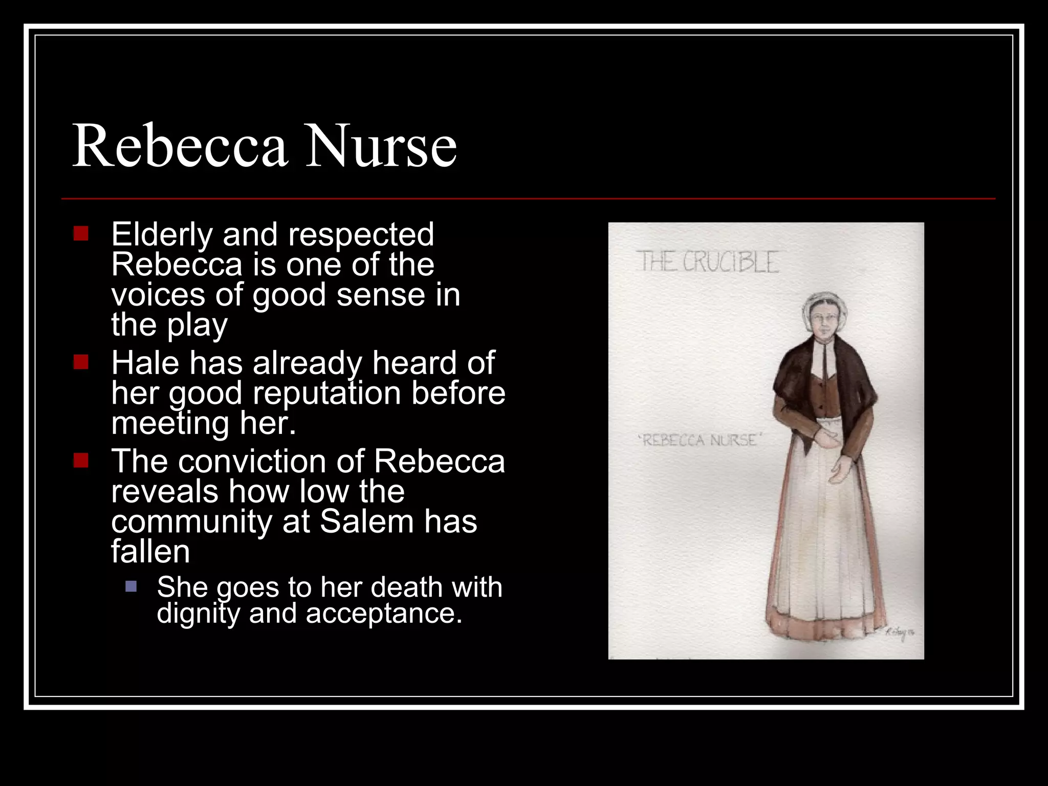 Crucible Characters | PPT