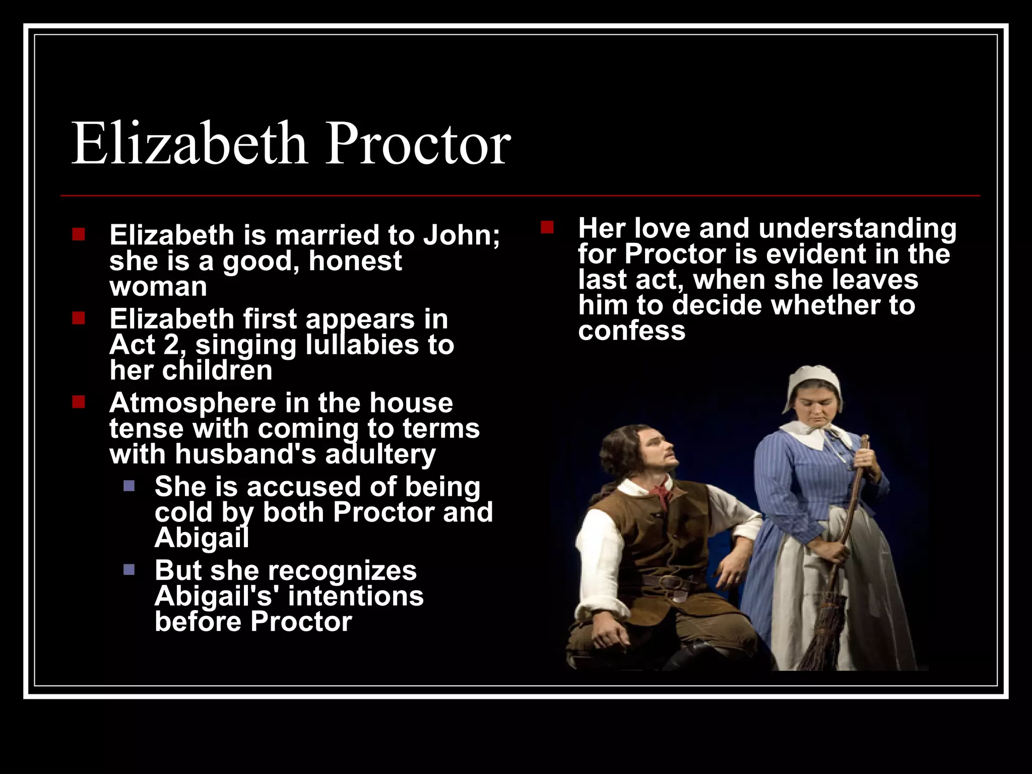 Crucible Characters | PPT