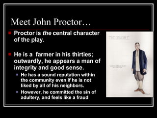 Crucible Characters | PPT