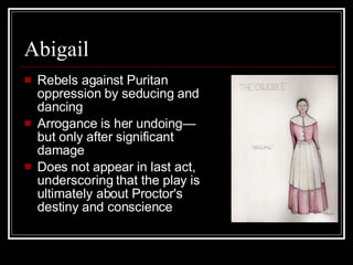 Crucible Characters | PPT