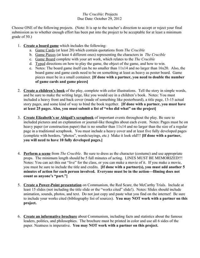 The crucible | DOC | Scrapbooking | Arts and Crafts