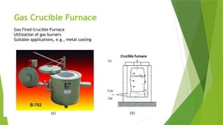 crucible Furnace in fuel furnace refractory | PPTX
