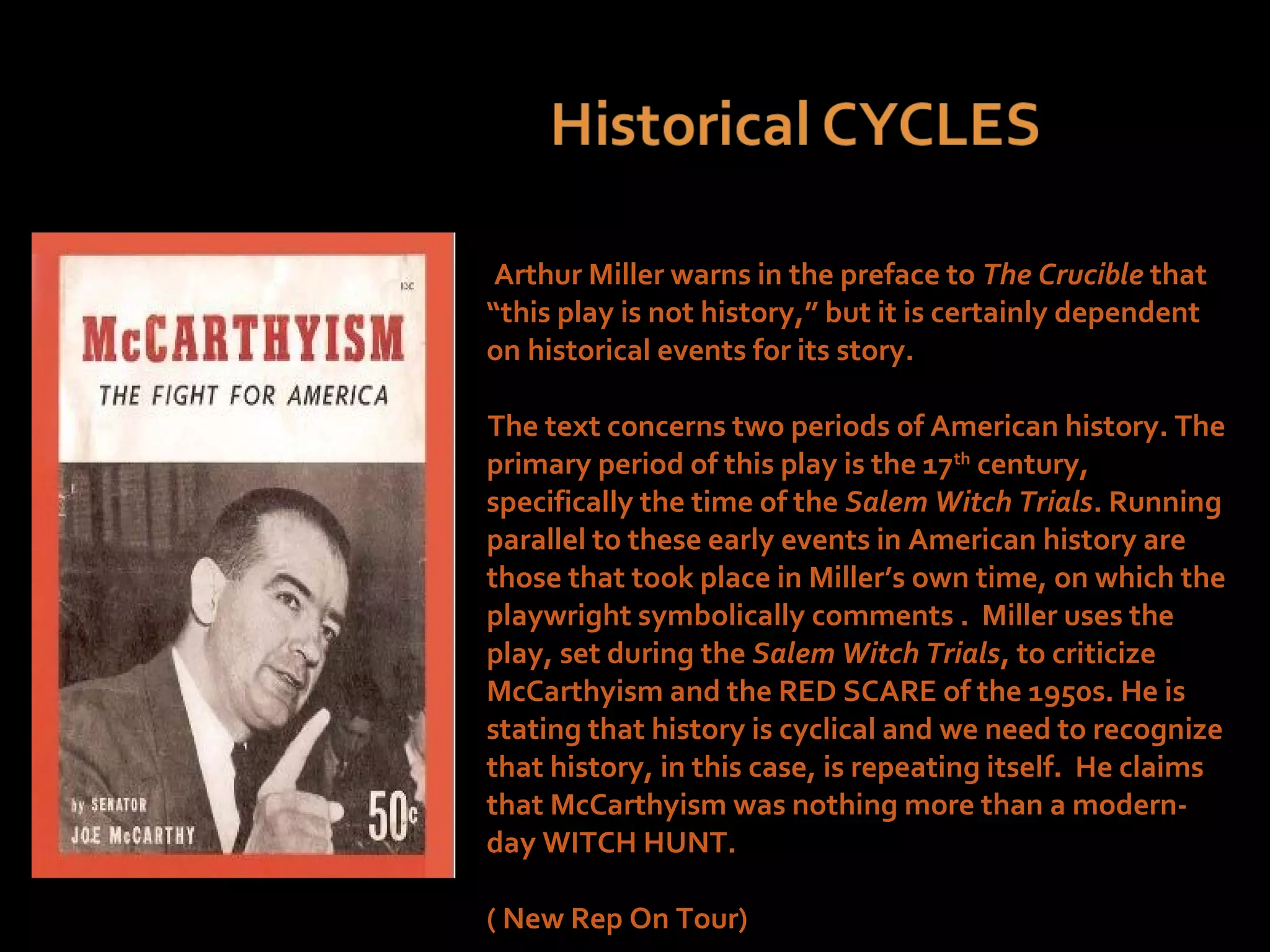 The Crucible: Historical Context | PPT