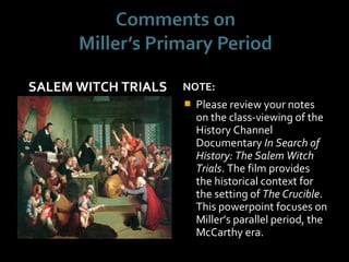 The Crucible: Historical Context | PPT