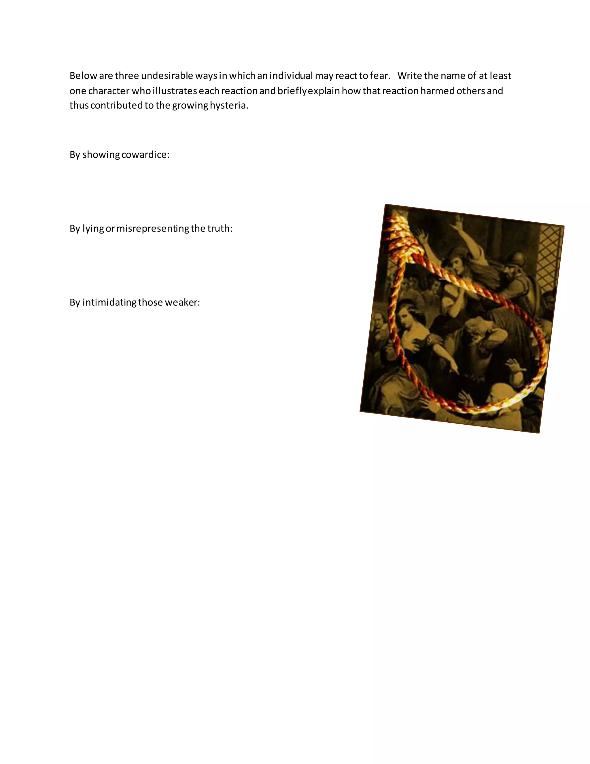 Crucible study guide | DOCX