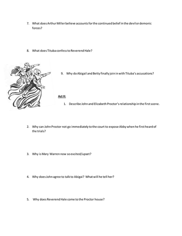 Crucible study guide | DOCX | Drama | Genres
