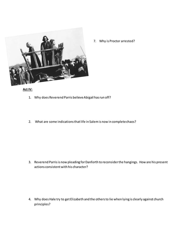 Crucible study guide | DOCX | Drama | Genres