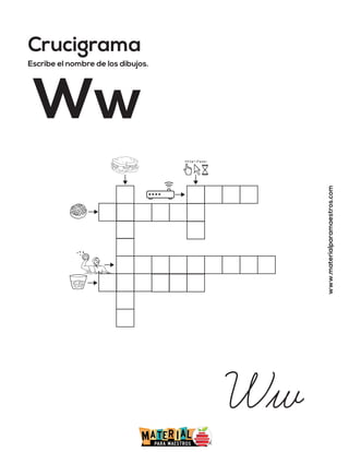 Crucigrama del-abecedario | PDF
