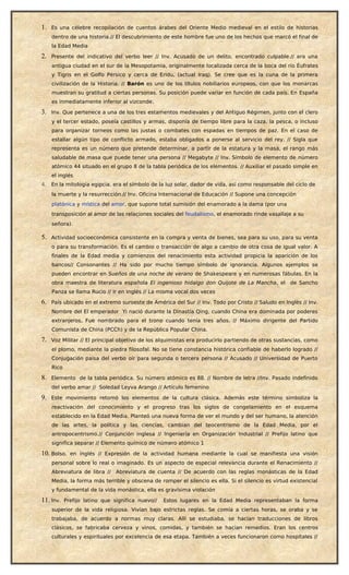 Crucigrama Edad Media | PDF