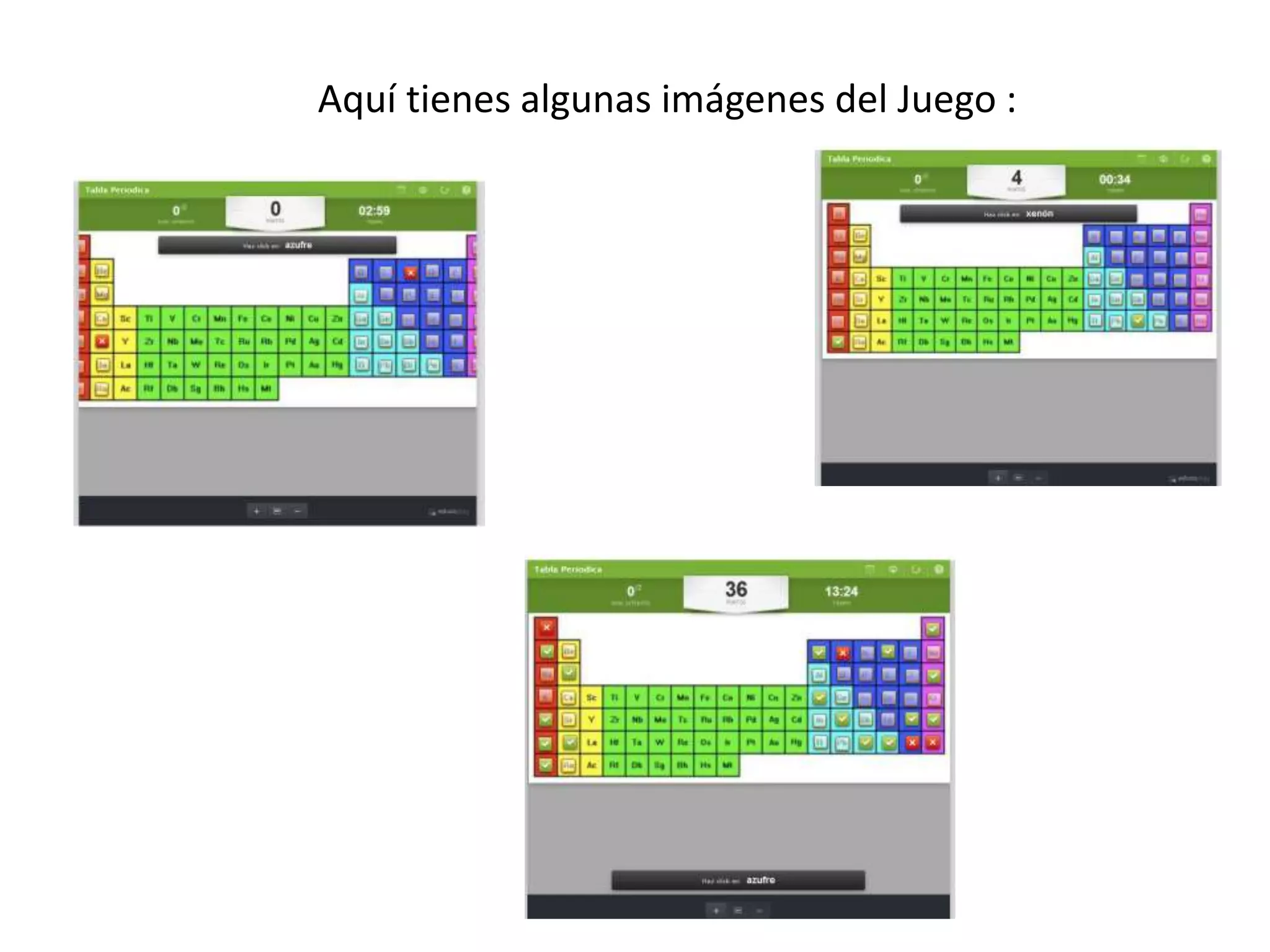 Tabla Periódica Juego Interactivo | PPTX