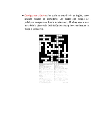 Crucigramas | DOCX