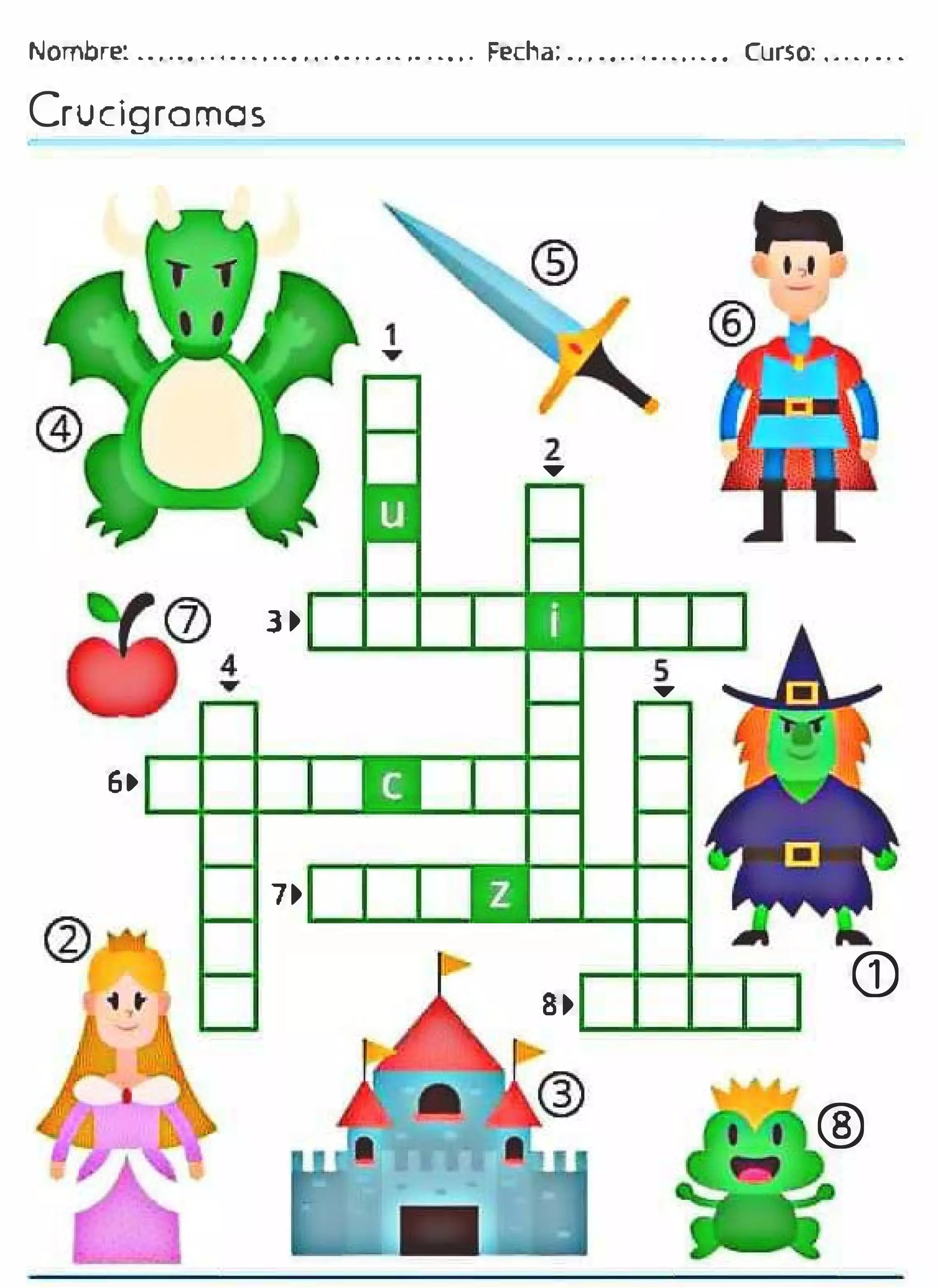 Crucigramas Para Niños Pdf