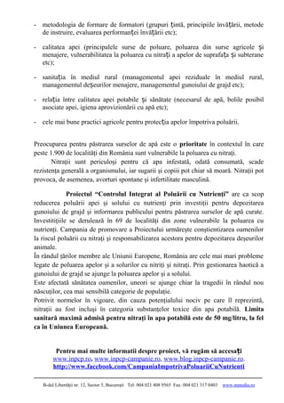 Crucișor - seminarii formare de formatori- | DOC