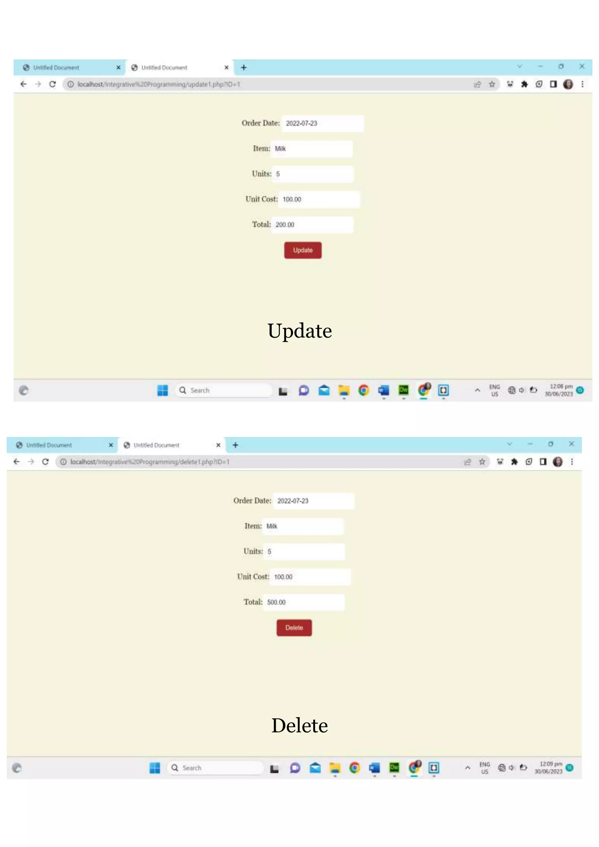 CRUD.docx | Free Download