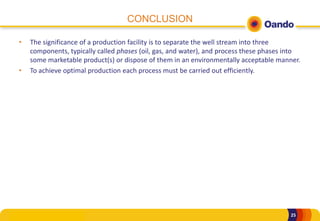 Crude oil Production System | PPTX