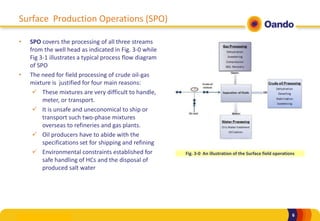 Crude oil Production System | PPTX