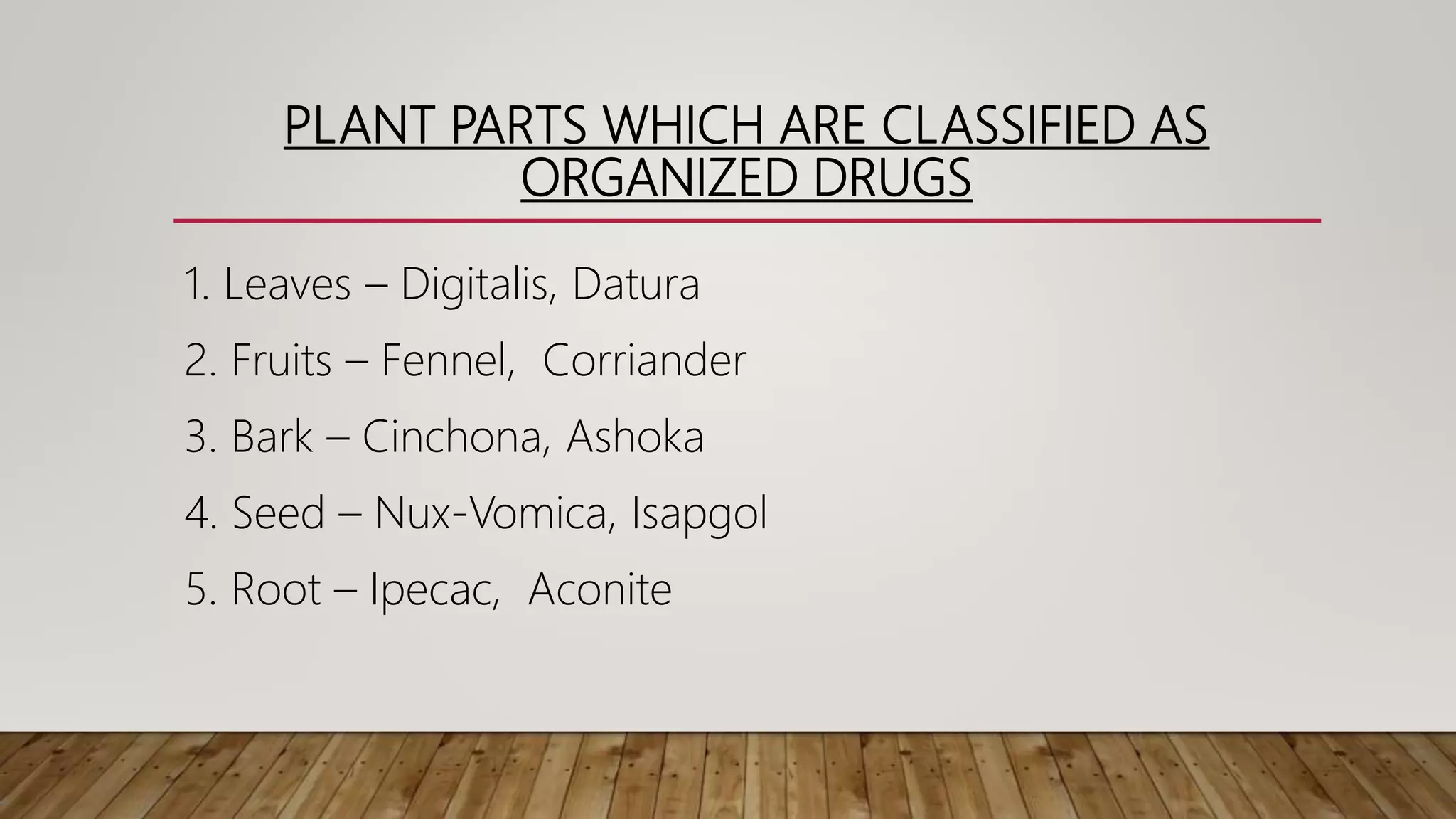 Introduction to Pharmacognosy (Crude Drugs) | PPTX