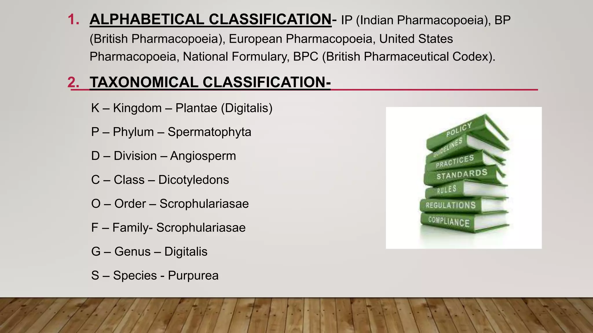 Introduction to Pharmacognosy (Crude Drugs) | PPTX