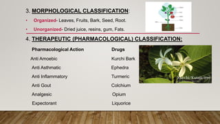 Introduction to Pharmacognosy (Crude Drugs) | PPTX