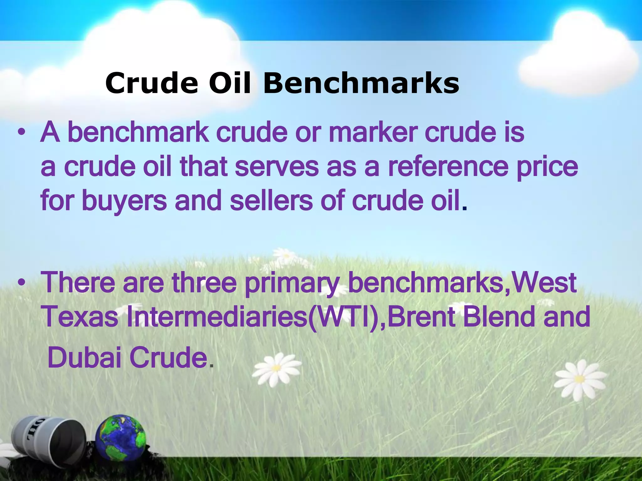 Crude oil presentation. | PDF