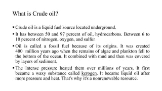 Crude oil analysis | PPTX