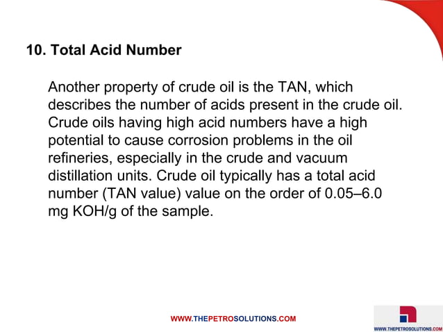 Crude oil assay | PPT