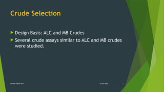 Crude Oil Assay and crude characterization | PPTX