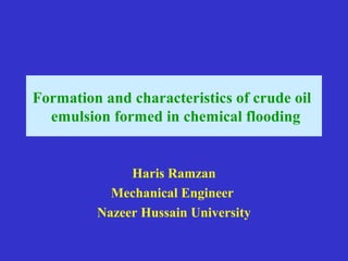 Crude oil emulsion 2 | PPT