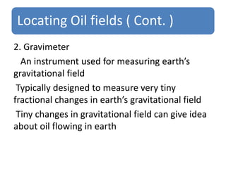 Crude oil extraction ( lec 3a ) | PPTX