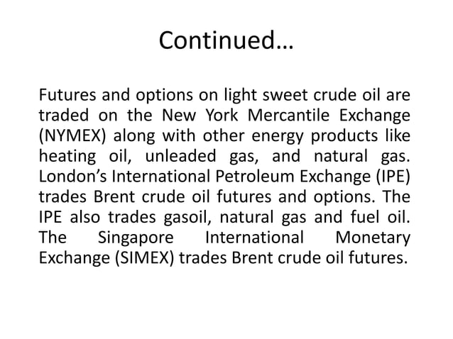 Crude Oil Fundamentals Explained | PPTX | Commodities | Economy