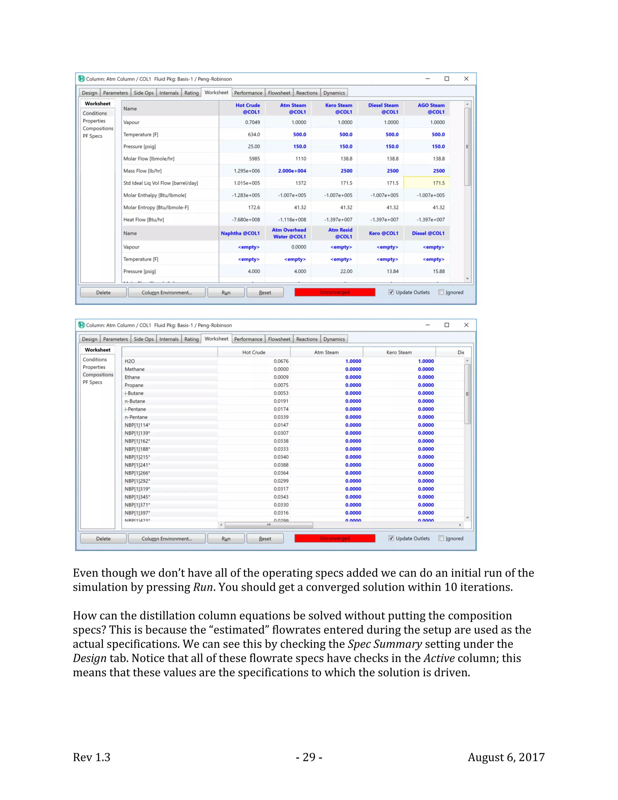 Crude tower simulation-hysys_v10 | PDF