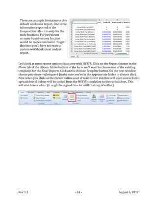 Crude tower simulation-hysys_v10 | PDF