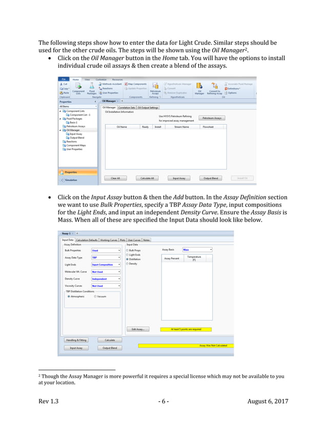 Crude tower simulation-hysys_v10 | PDF
