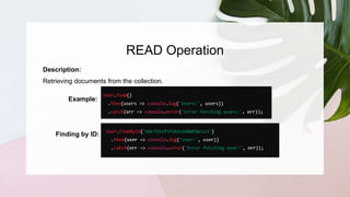 Enhanced CRUD Operations with Mongoose in Node.js