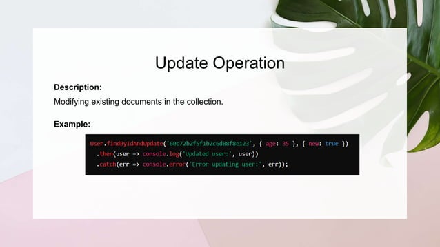 Enhanced CRUD Operations with Mongoose in Node.js