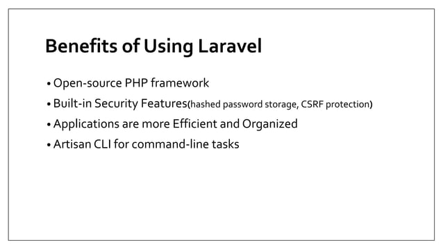 CRUD presentation of laravel application.pptx | Databases | Computer Software and Applications